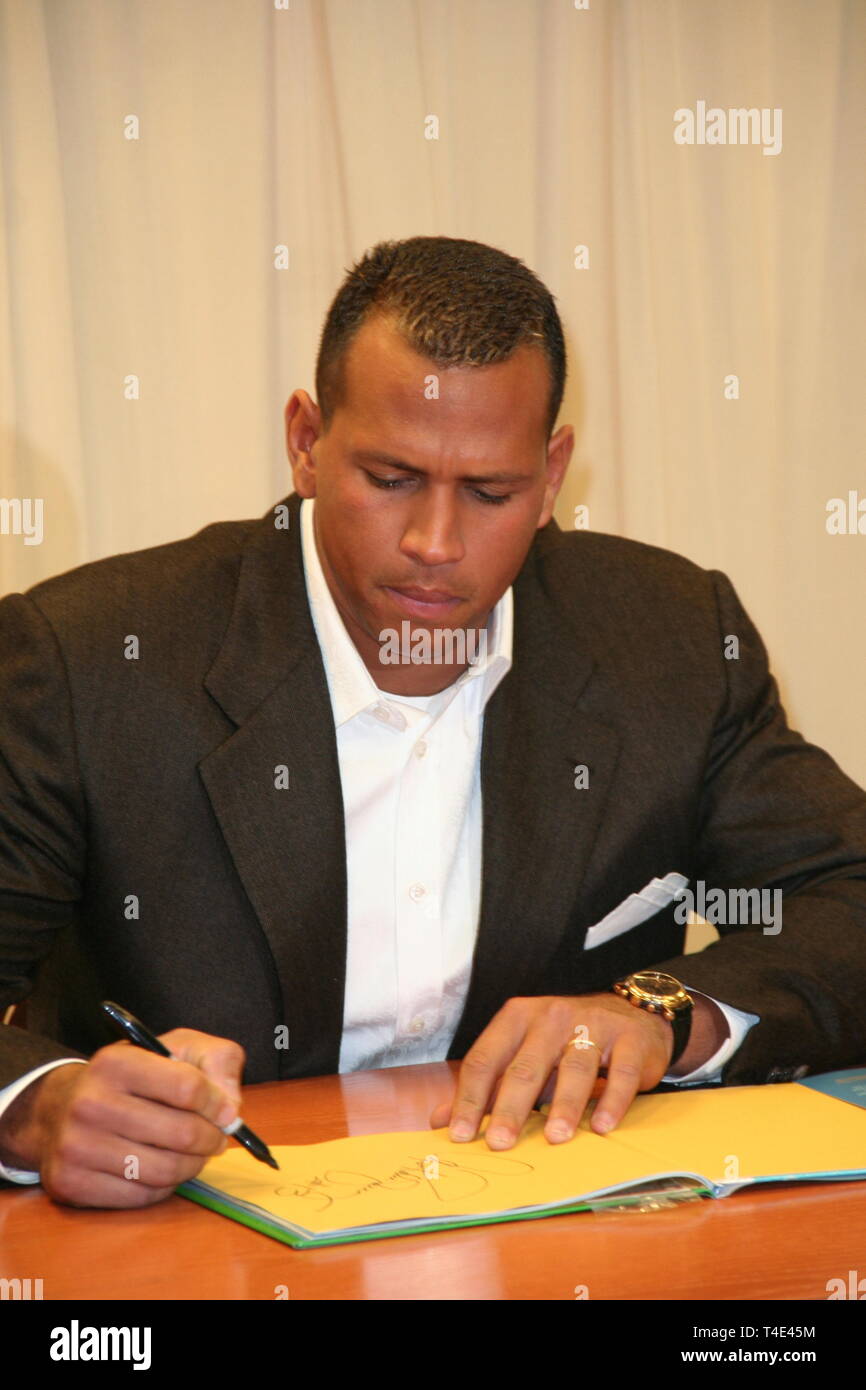 New York, USA. 06 Feb, 2007. Alex Rodriguez at The book signing for ...