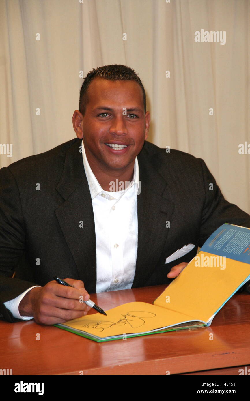 New York, USA. 06 Feb, 2007. Alex Rodriguez at The book signing for ...