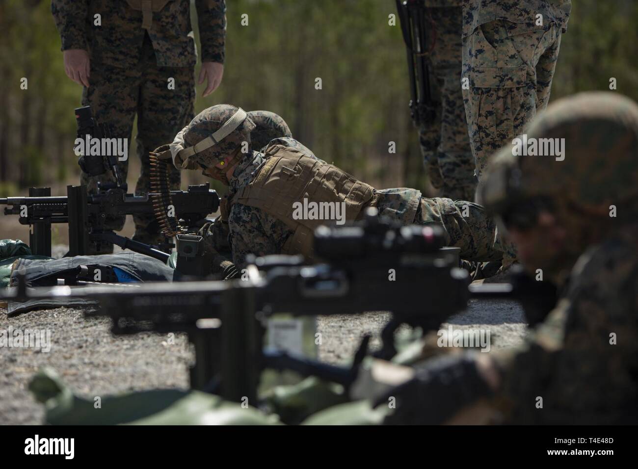 U.S. Marines with 2nd Combat Engineer Battalion (2nd CEB), 2nd Marine ...