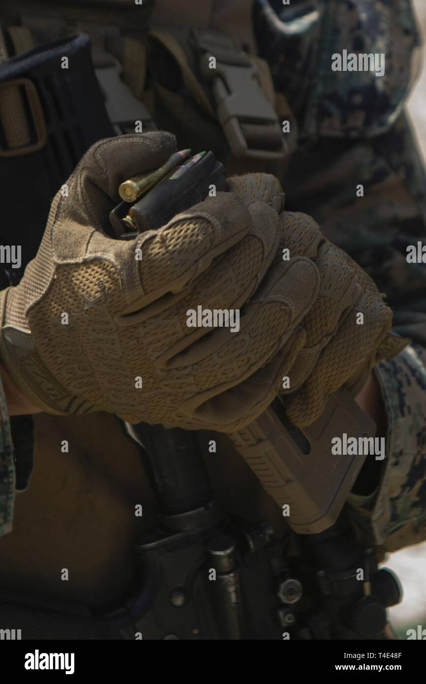 A U.S. Marine with 2nd Combat Engineer Battalion (2nd CEB), 2nd Marine ...