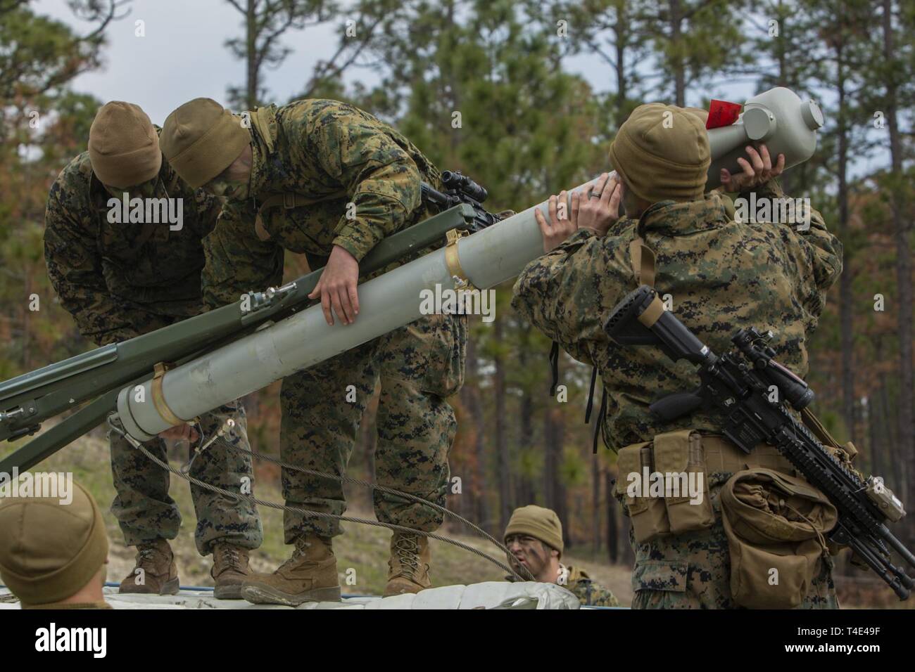 U.S. Marines with 2nd Combat Engineer Battalion, 2nd Marine Division ...