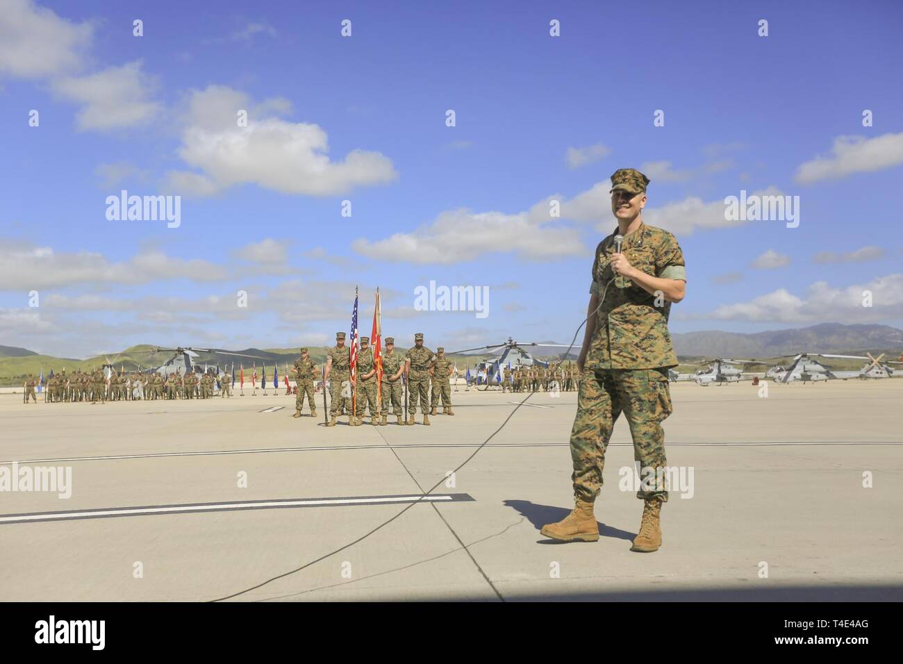 Lt. Col. Ryan A. Cherry, commanding officer of Marine Light Attack ...