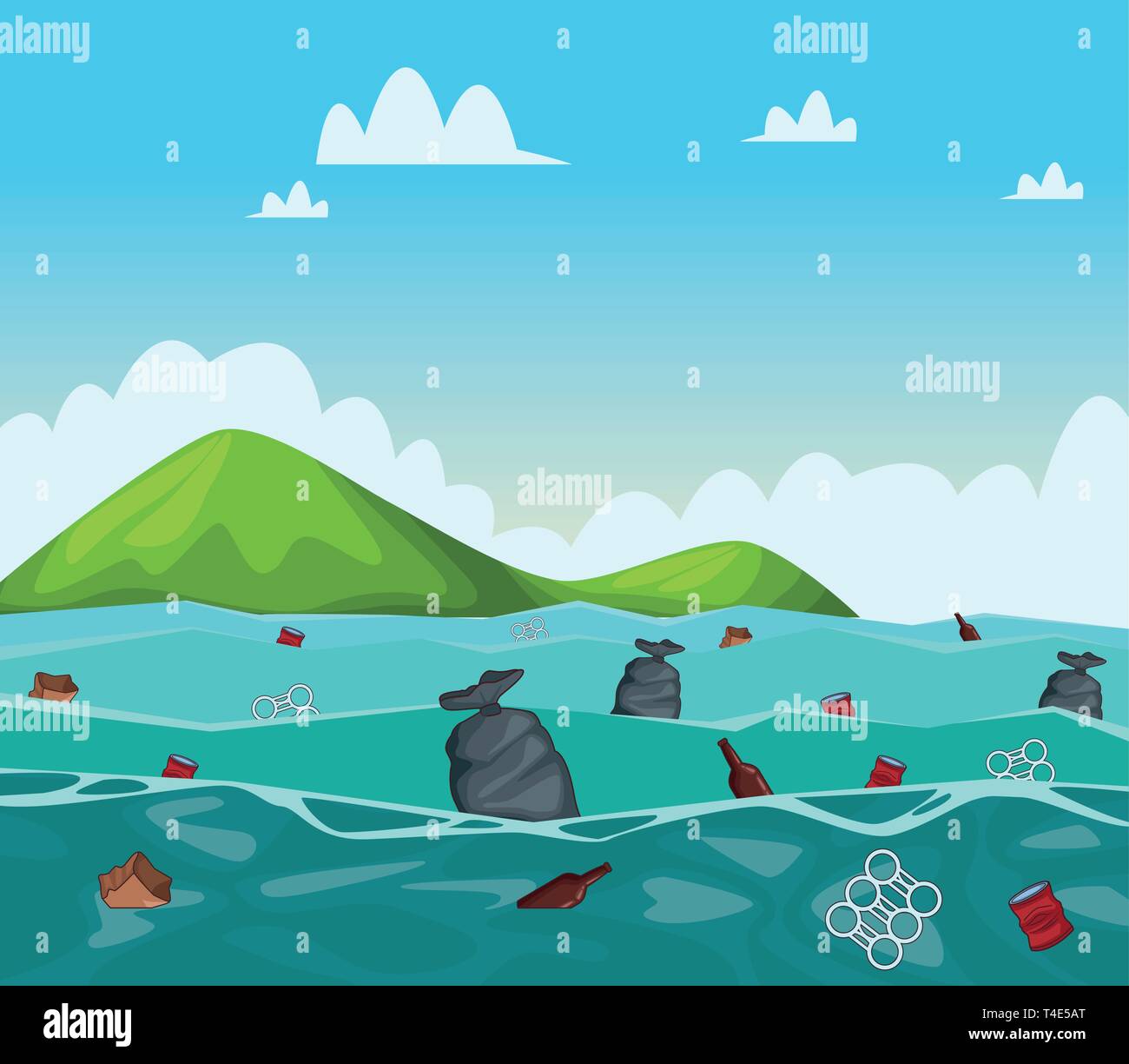 Sea cleaning cartoons Stock Vector Image & Art - Alamy