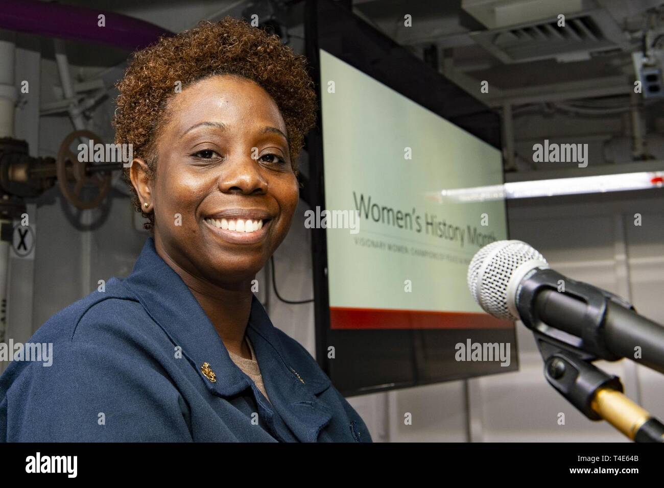 ATLANTIC OCEAN (March 30, 2019) Senior Chief Hospital Corpsman ...