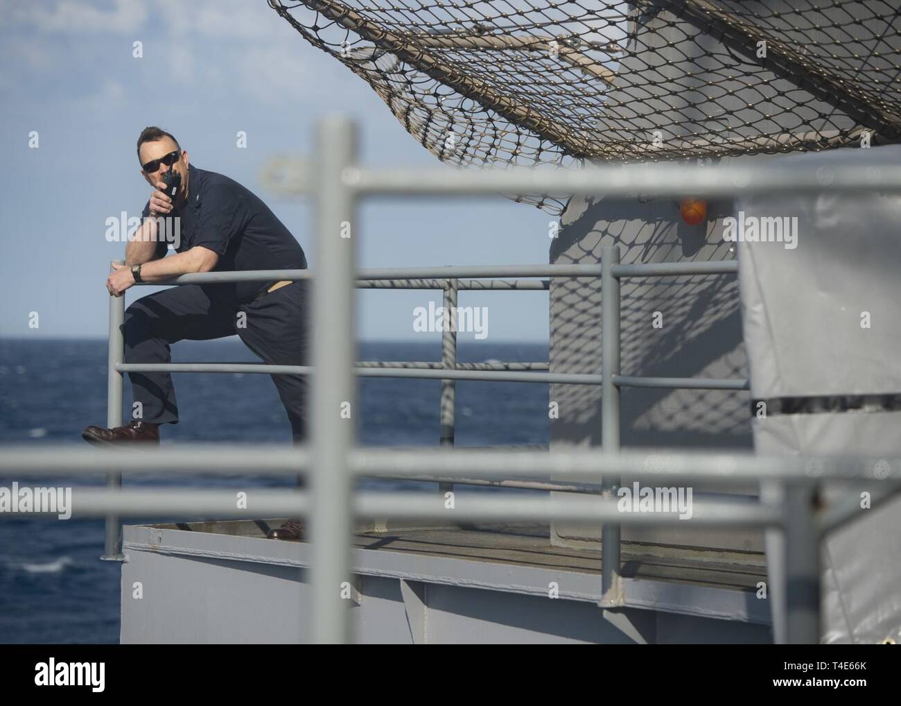 ATLANTIC OCEAN (March 31, 2019) Capt. Jonathan J. Bradford, executive ...