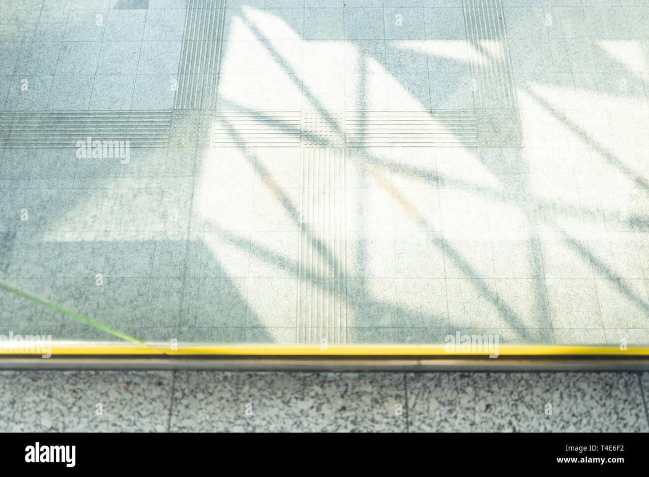 Triangle on the subway line entrance in Budapest Stock Photo - Alamy