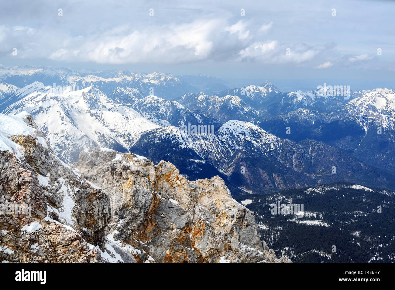 Zugspitze mountain in the bavarian alps hi-res stock photography and ...