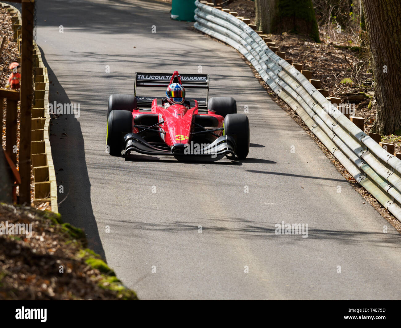Wallace Menzies competes at the Doune Hill Climb - 14th April 2019 ...