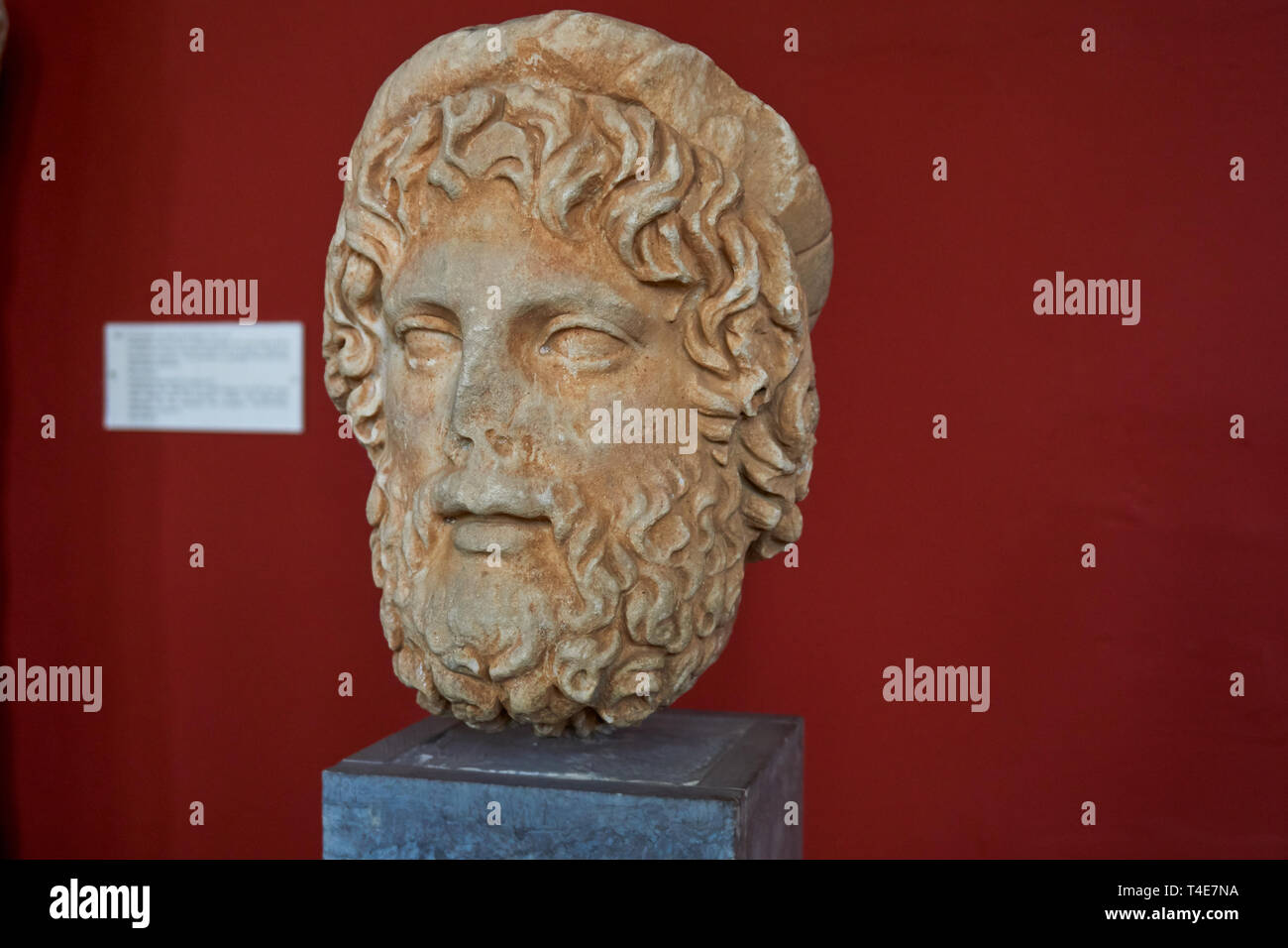 Interior view of the Archaeological Museum of Sparta. It houses ...