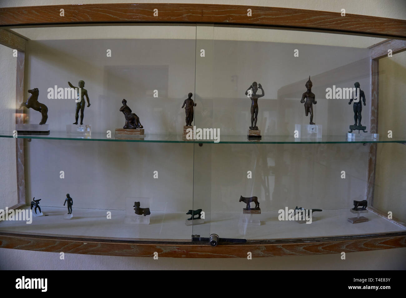 Interior view of the Archaeological Museum of Sparta. It houses ...