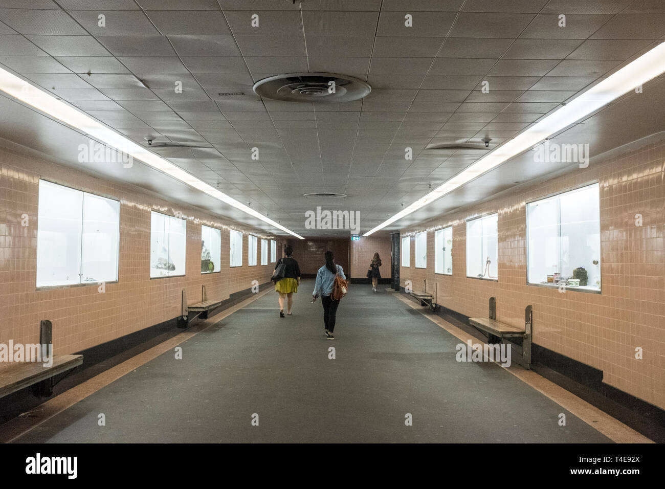 Campbell Arcade underpass, Degraves Street, Melbourne Stock Photo - Alamy