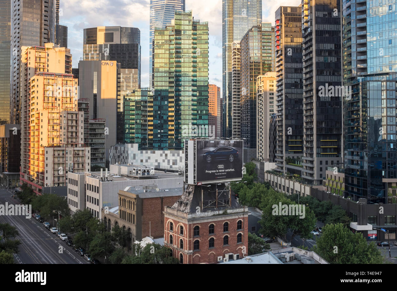Melbourne towers hi-res stock photography and images - Alamy
