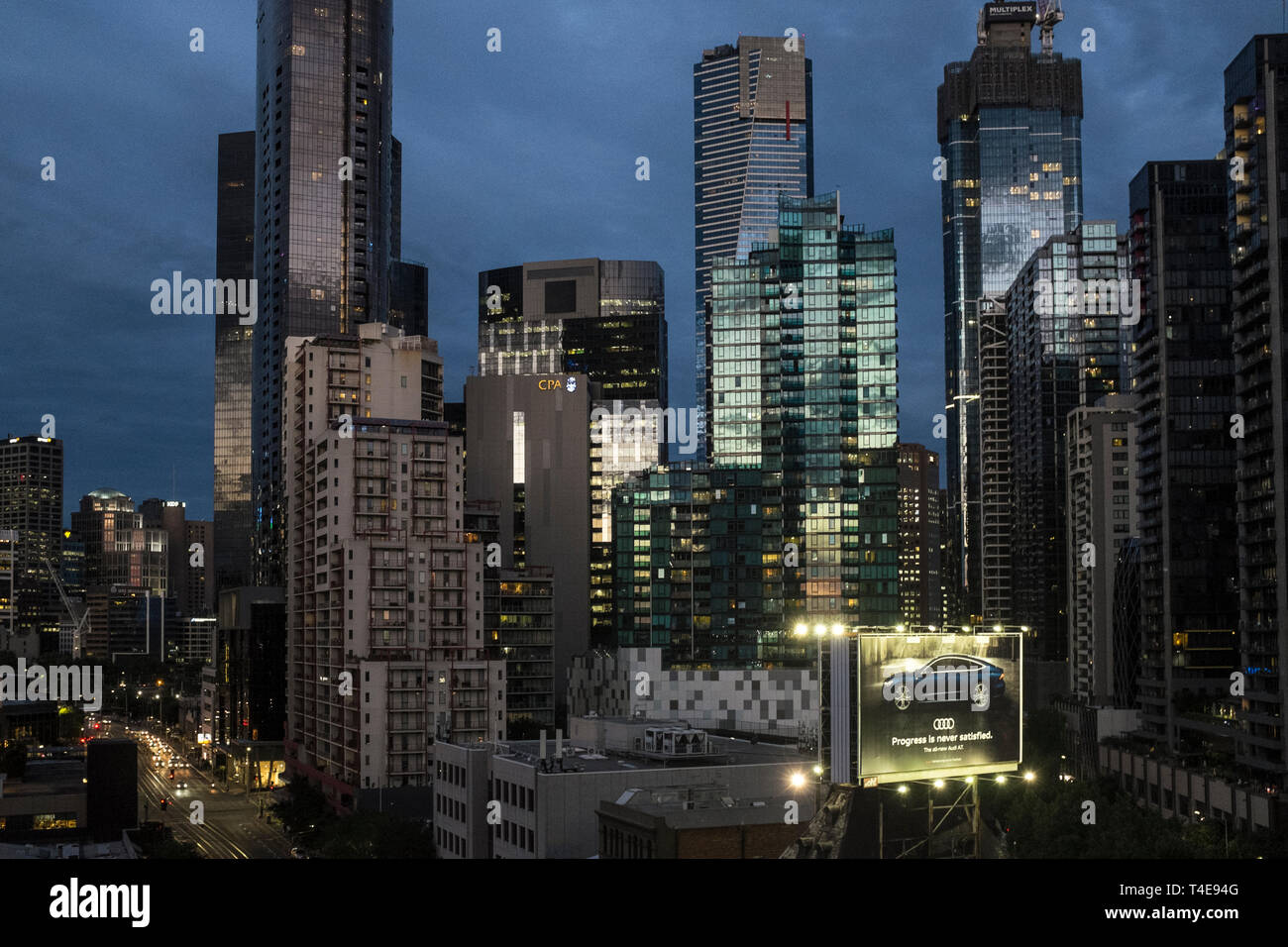 Melbourne cityscape hi-res stock photography and images - Alamy
