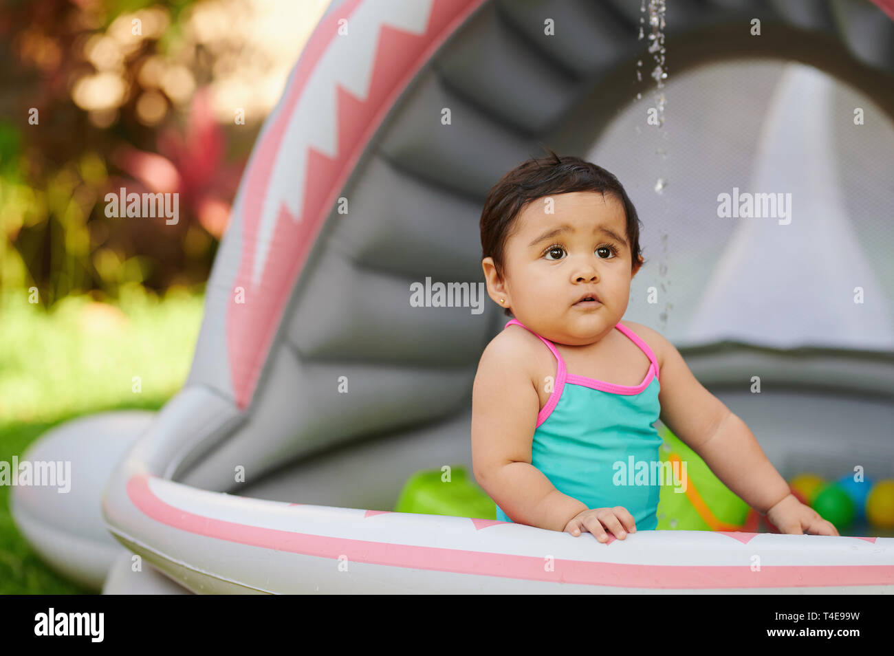 Backyard pool kids hi-res stock photography and images - Alamy