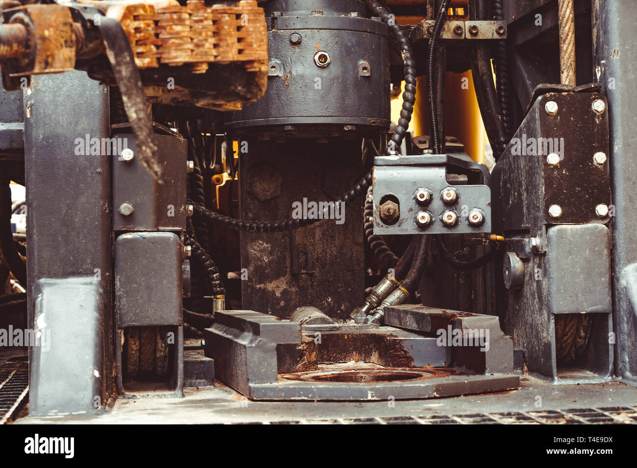 Close-up shot of car engine hoses and tubes Stock Photo - Alamy