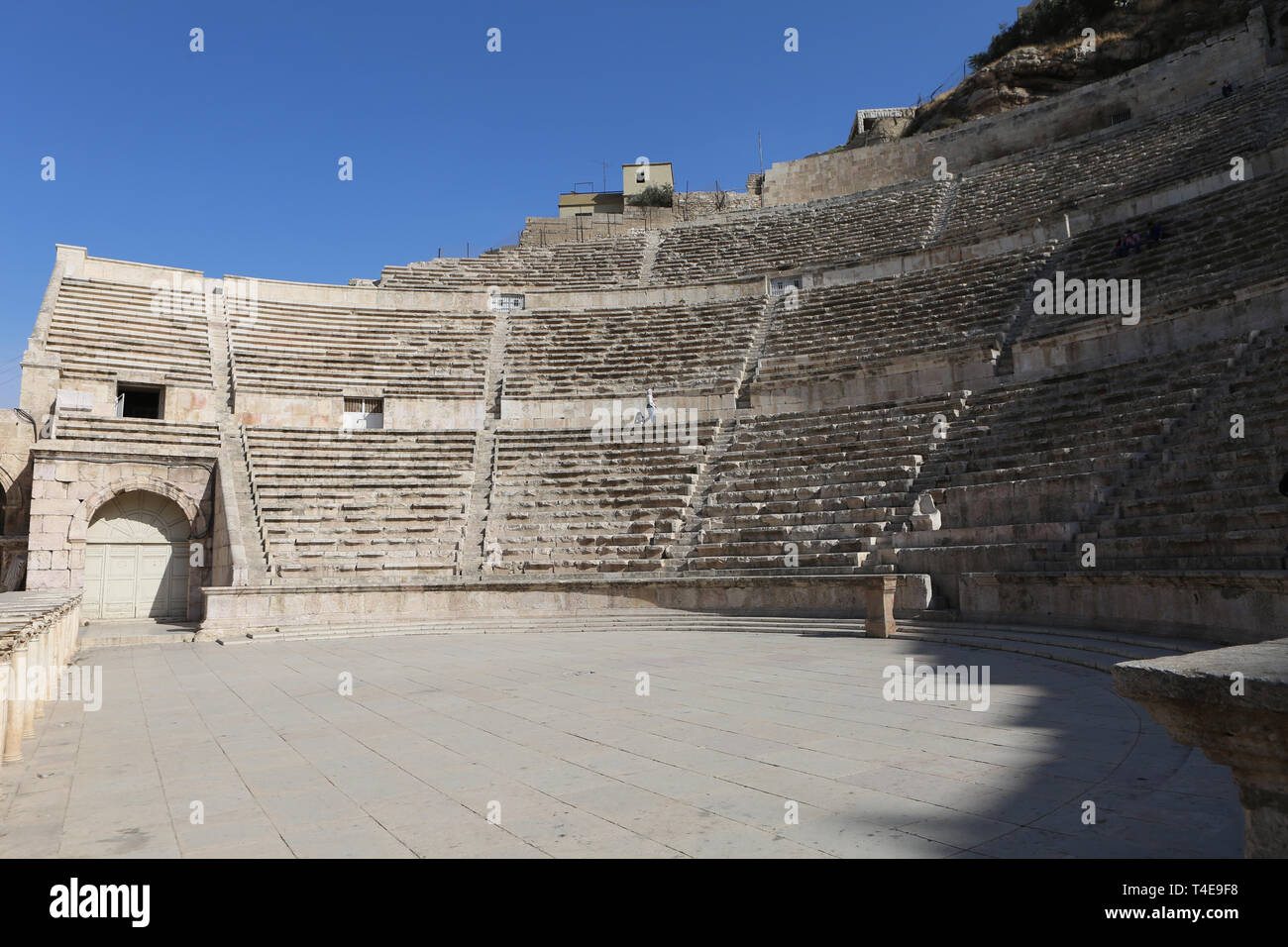 Ruins of roman Theatre Odeon Amman - Jordanian Jordan Arabia Stock ...