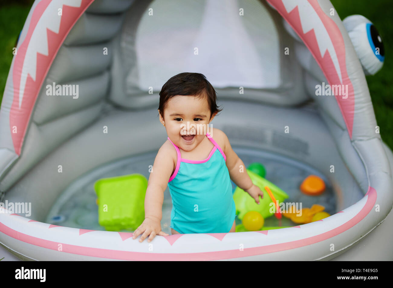 Baby playing alone hi-res stock photography and images - Alamy