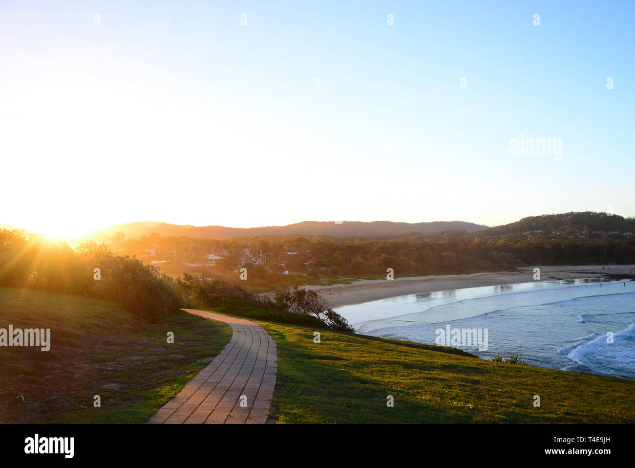 Sunset at Emerald Beach, Australia Stock Photo - Alamy