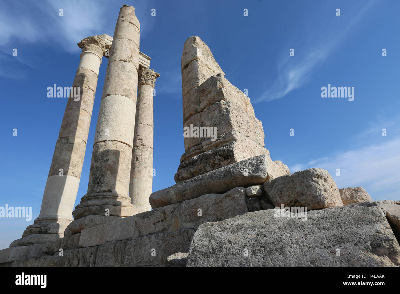Temple of Hercules at the Citadel, the ancient Roman Philadelphia ...