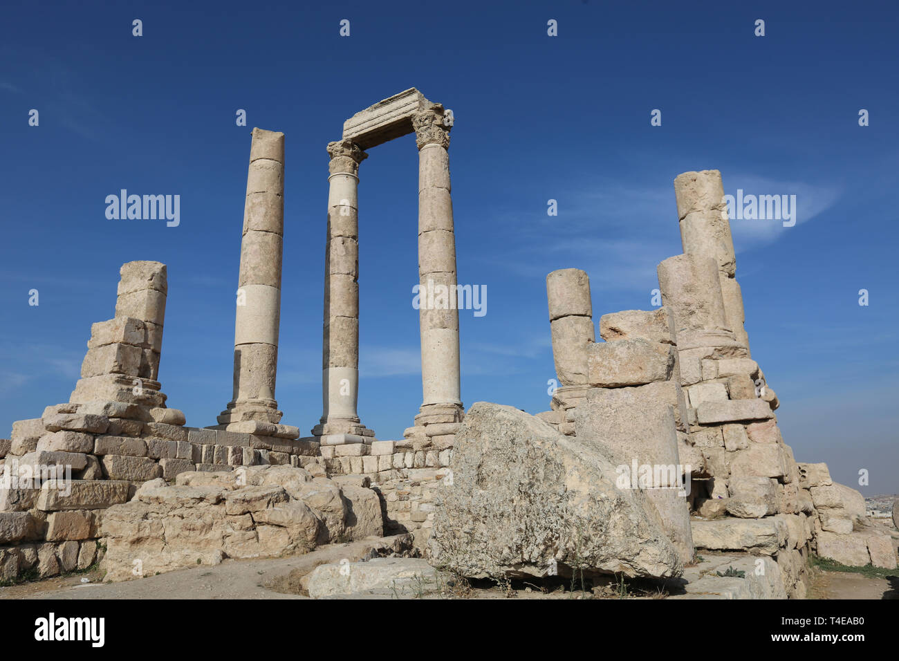 Temple of Hercules at the Citadel, the ancient Roman Philadelphia ...