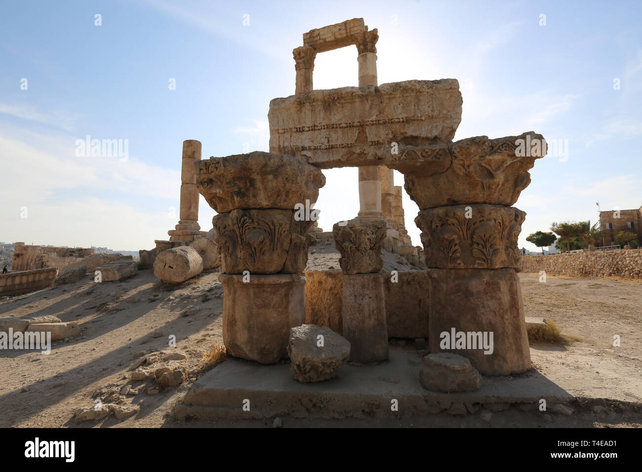 Temple of Hercules at the Citadel, the ancient Roman Philadelphia ...