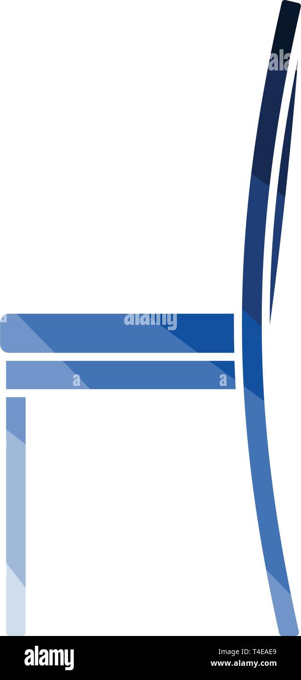 Modern chair icon. Flat color design. Vector illustration Stock Vector ...