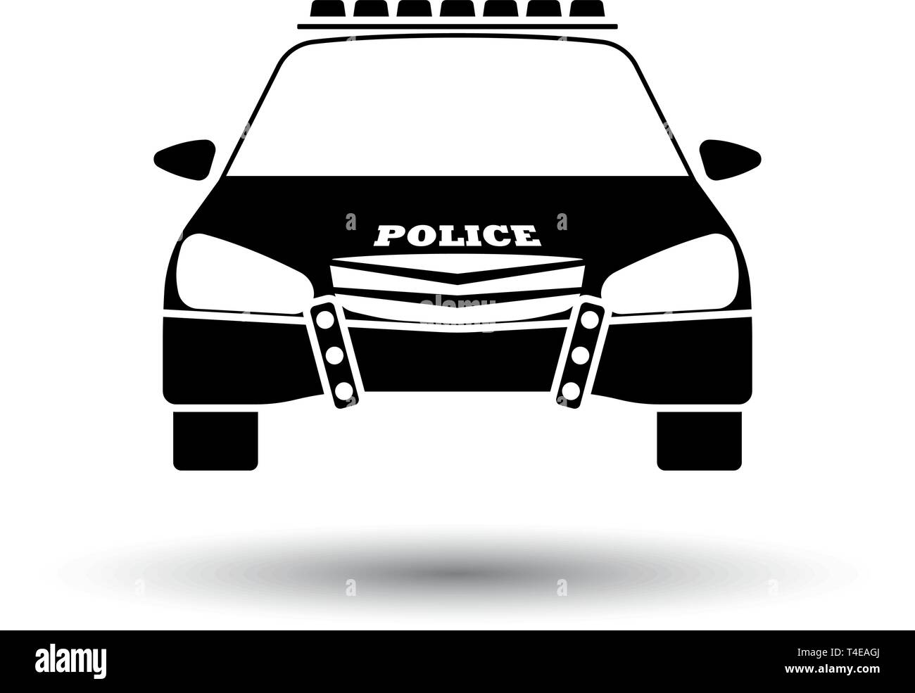 Sheriff on car Stock Vector Images - Alamy