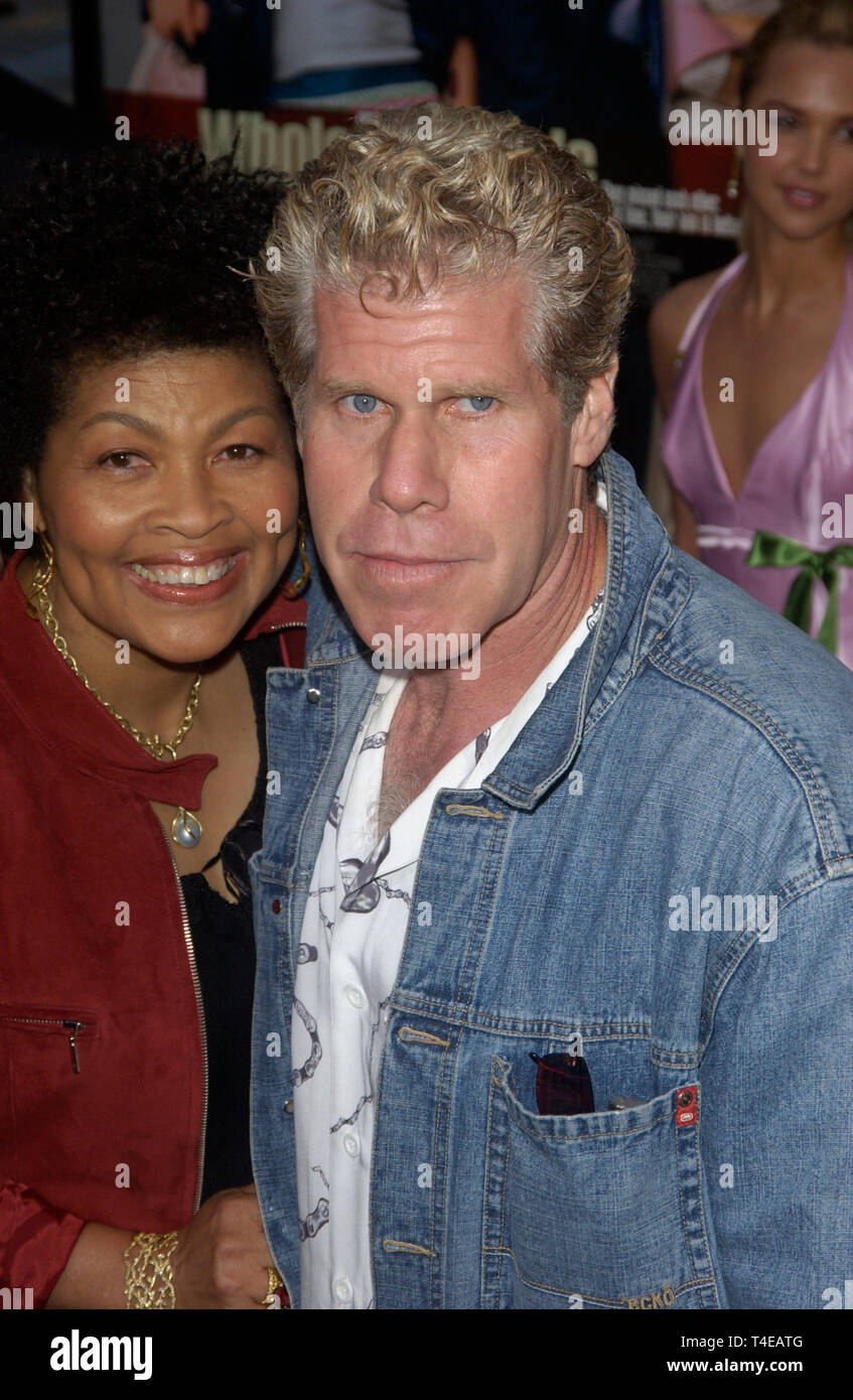 LOS ANGELES, CA. April 07, 2004: Actor RON PERLMAN & wife at the world ...