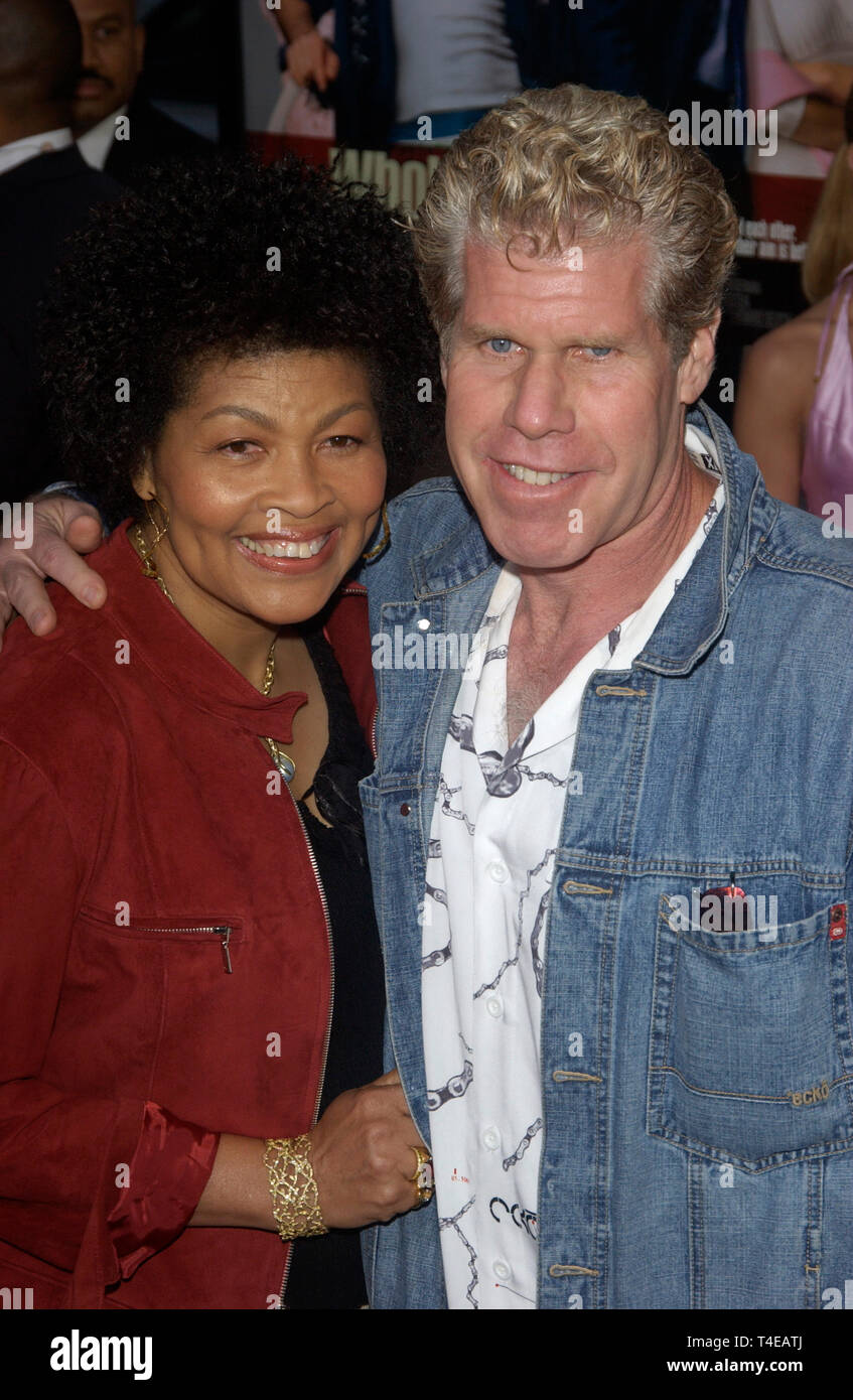 LOS ANGELES, CA. April 07, 2004: Actor RON PERLMAN & wife at the world ...