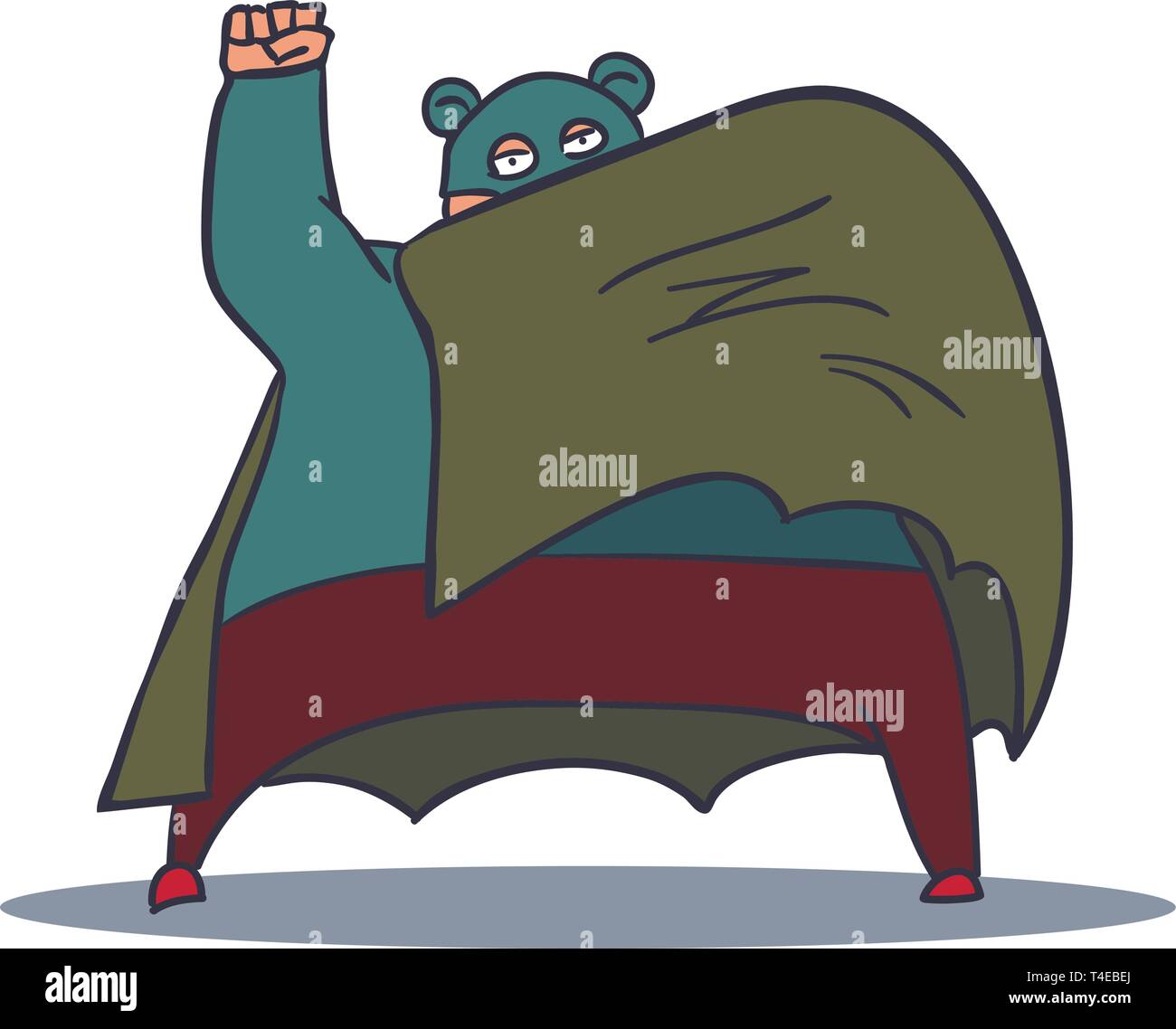 Super hero cartoon hi-res stock photography and images - Alamy