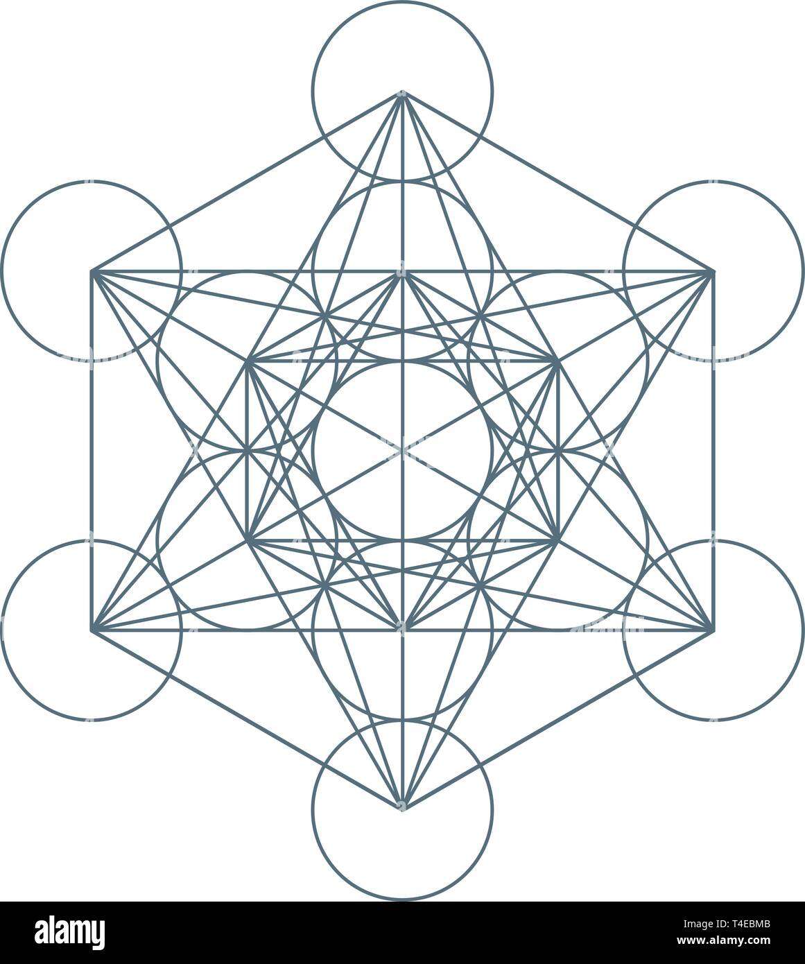 Flower of Life. Sacred Geometry. Symbol of Harmony and Balance. Vector ...