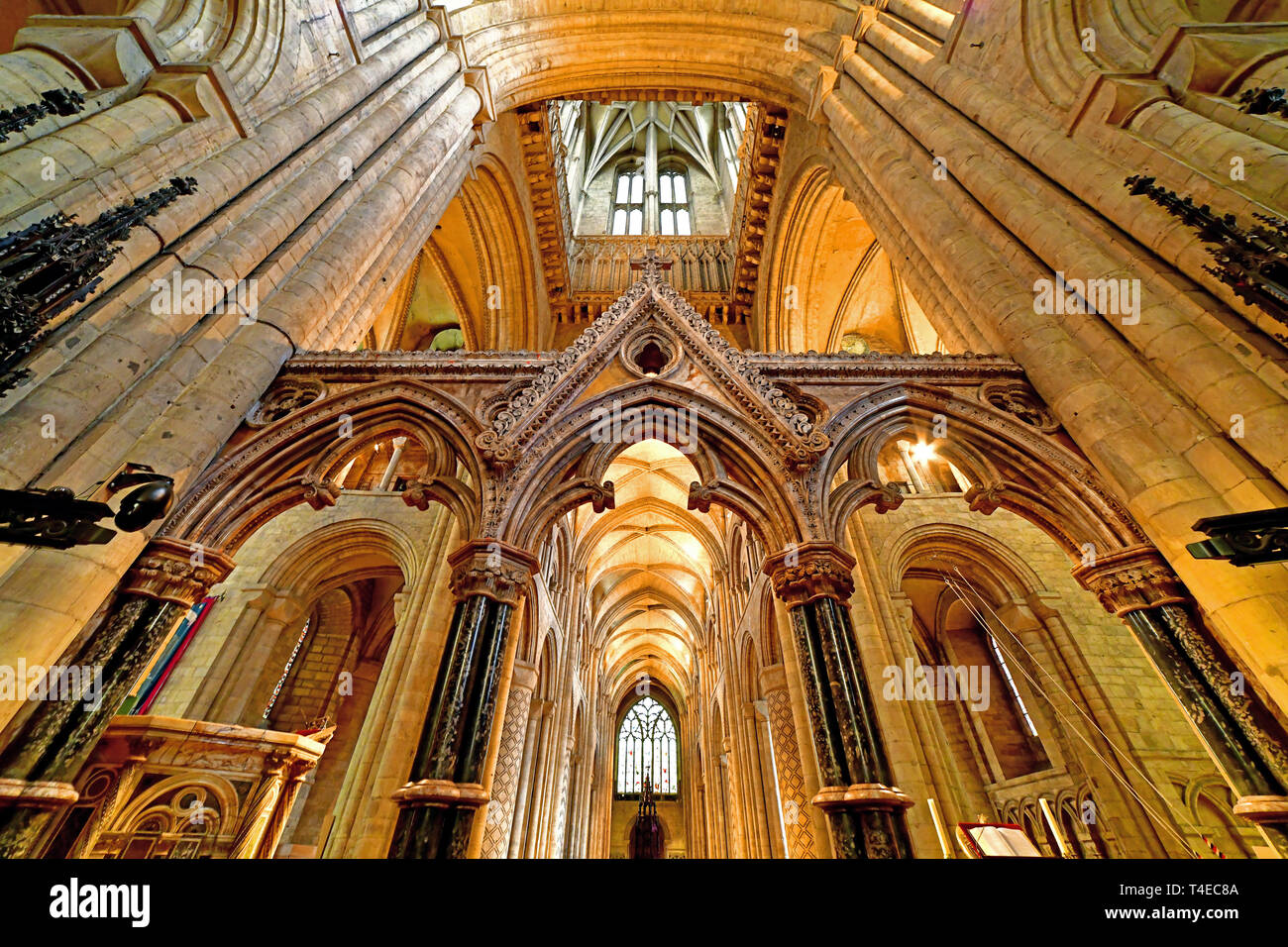 Durham cathedral roof hi-res stock photography and images - Alamy