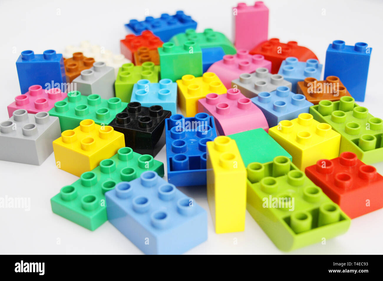 Construction designer for children. Building blocks. Multi-colored ...