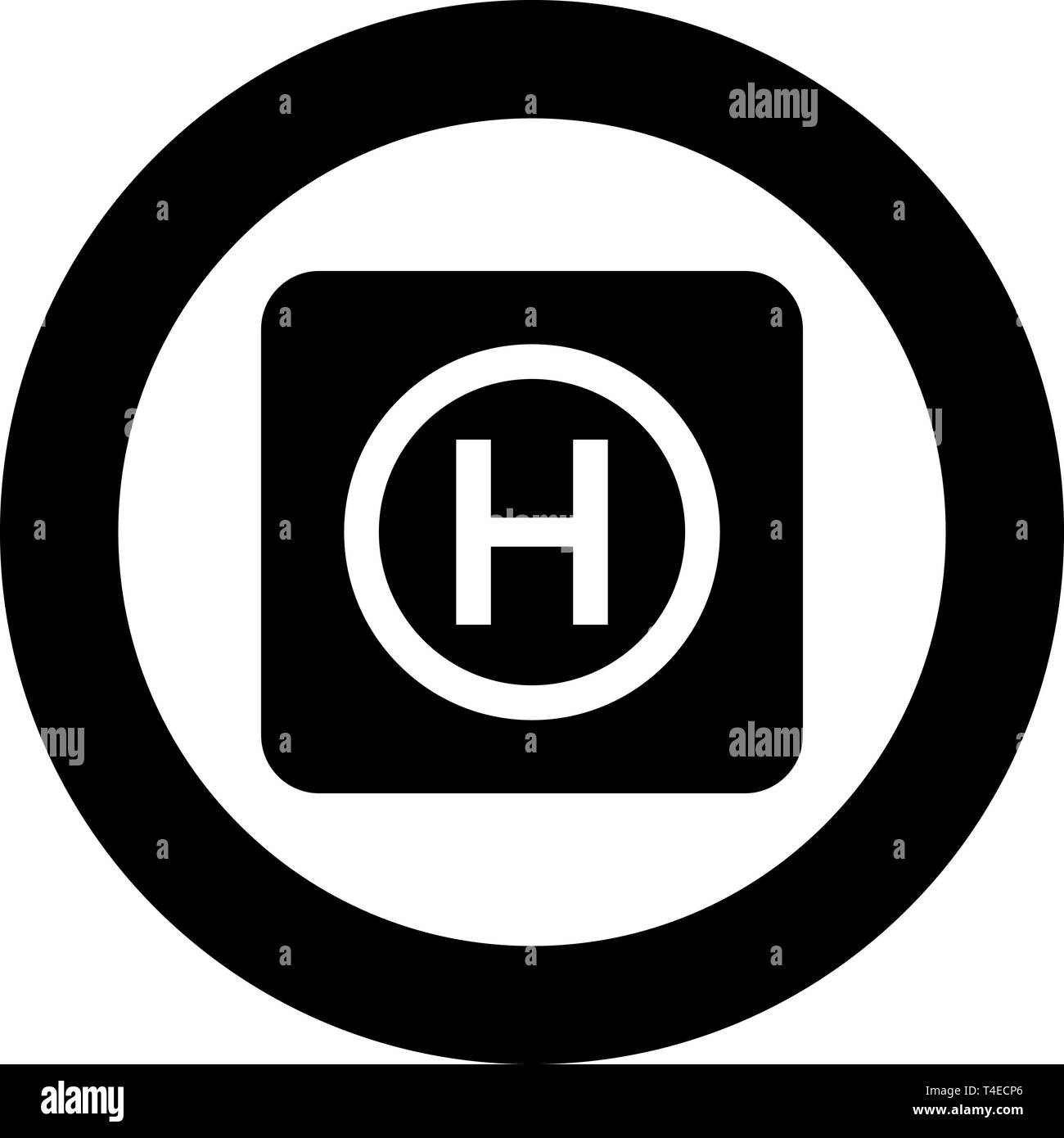 Helipad Stock Vector Images - Alamy