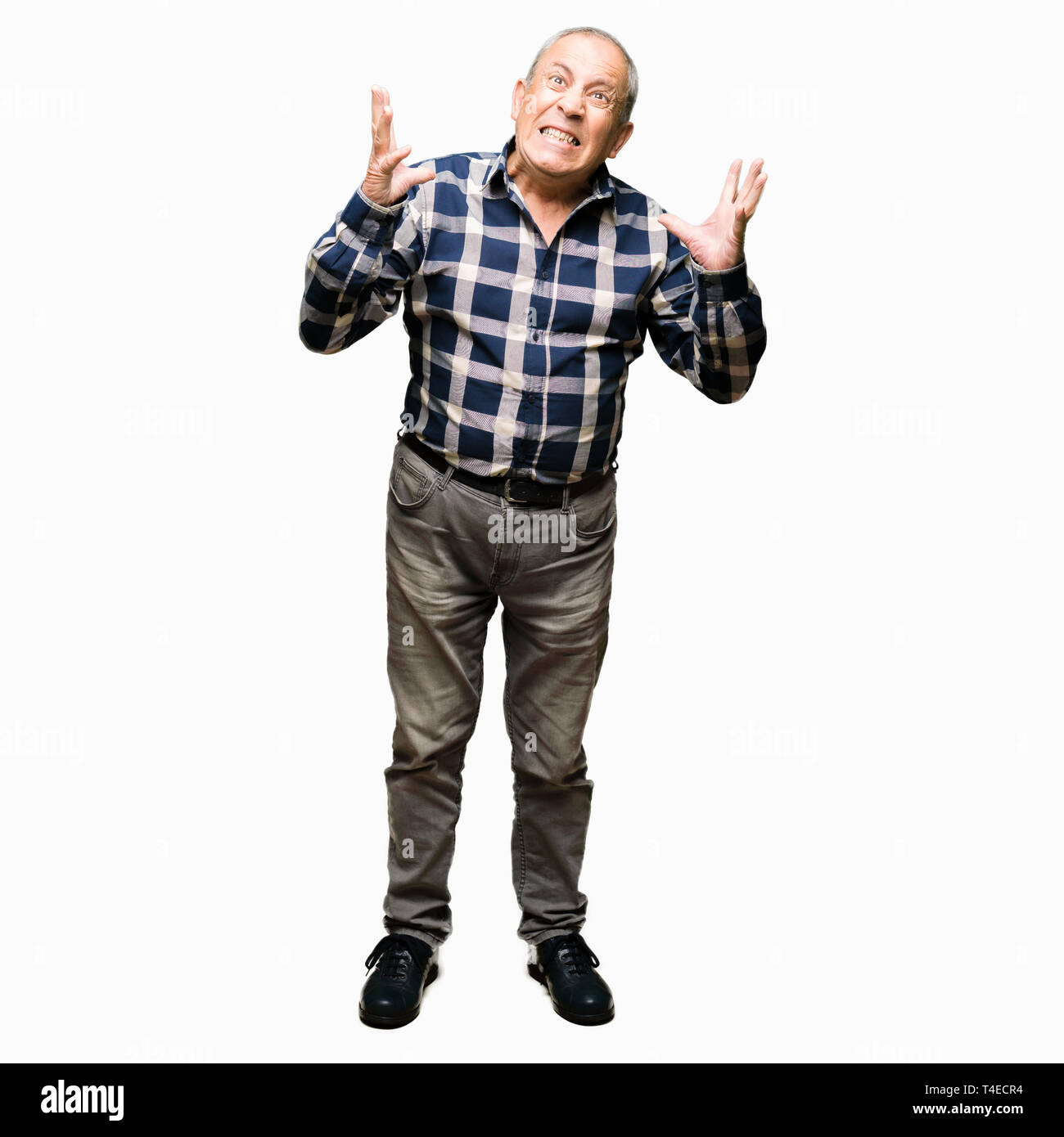 Sad old man wearing Cut Out Stock Images & Pictures - Alamy
