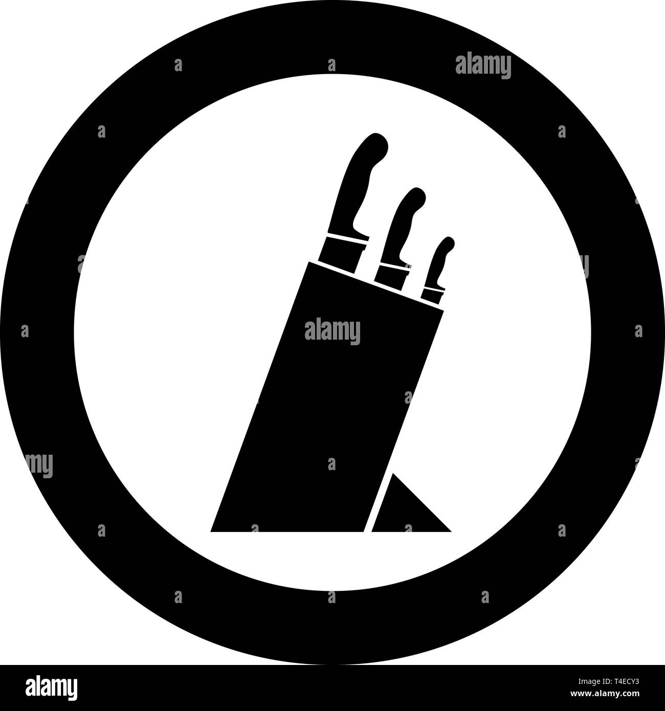 Cutting Block Holder Black and White Stock Photos & Images - Alamy