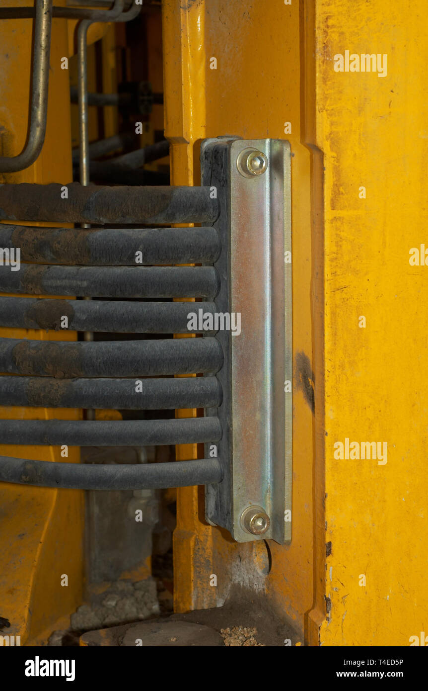 construction excavator close up Stock Photo - Alamy