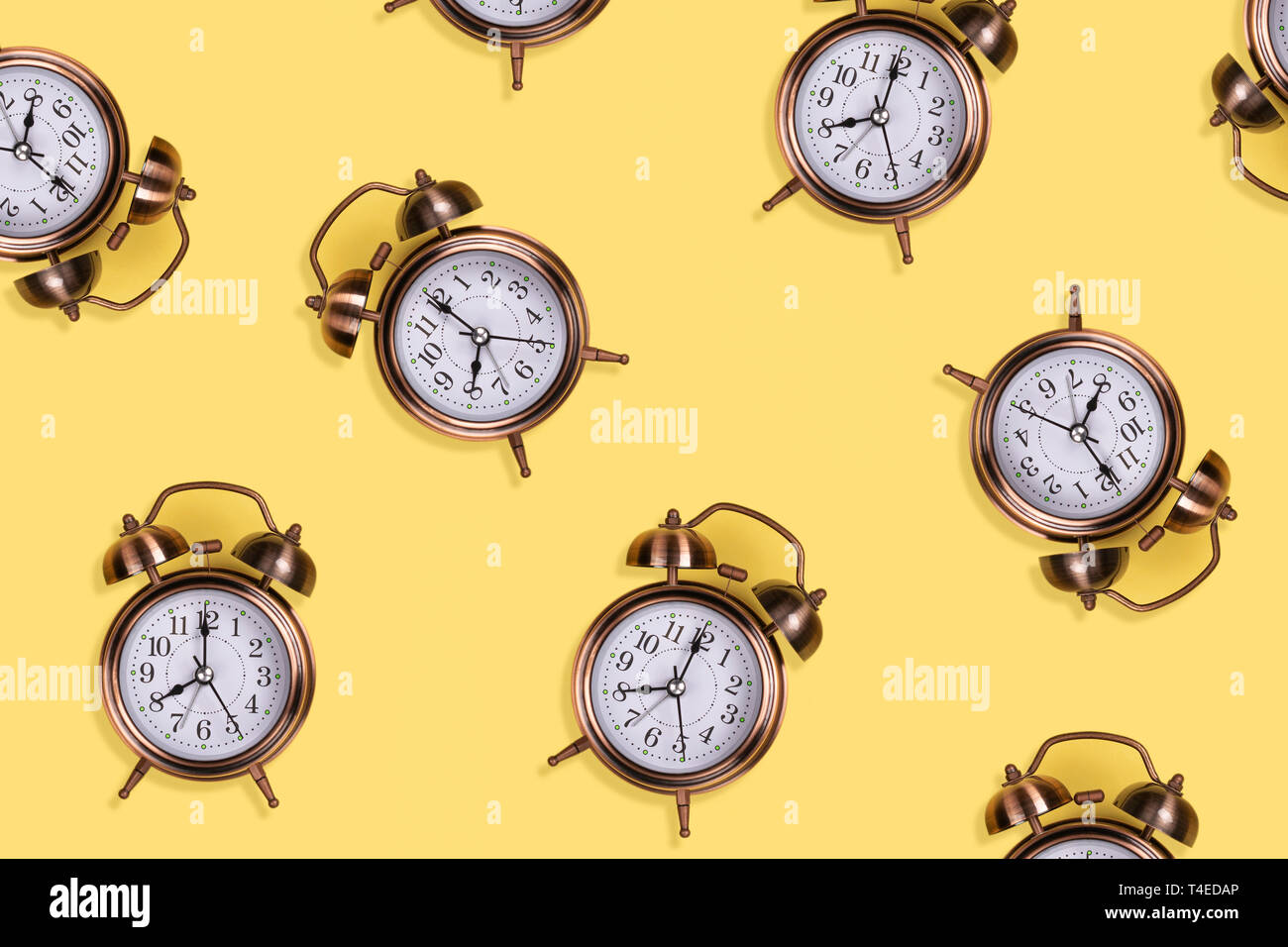 Alarm clock pattern hi-res stock photography and images - Alamy
