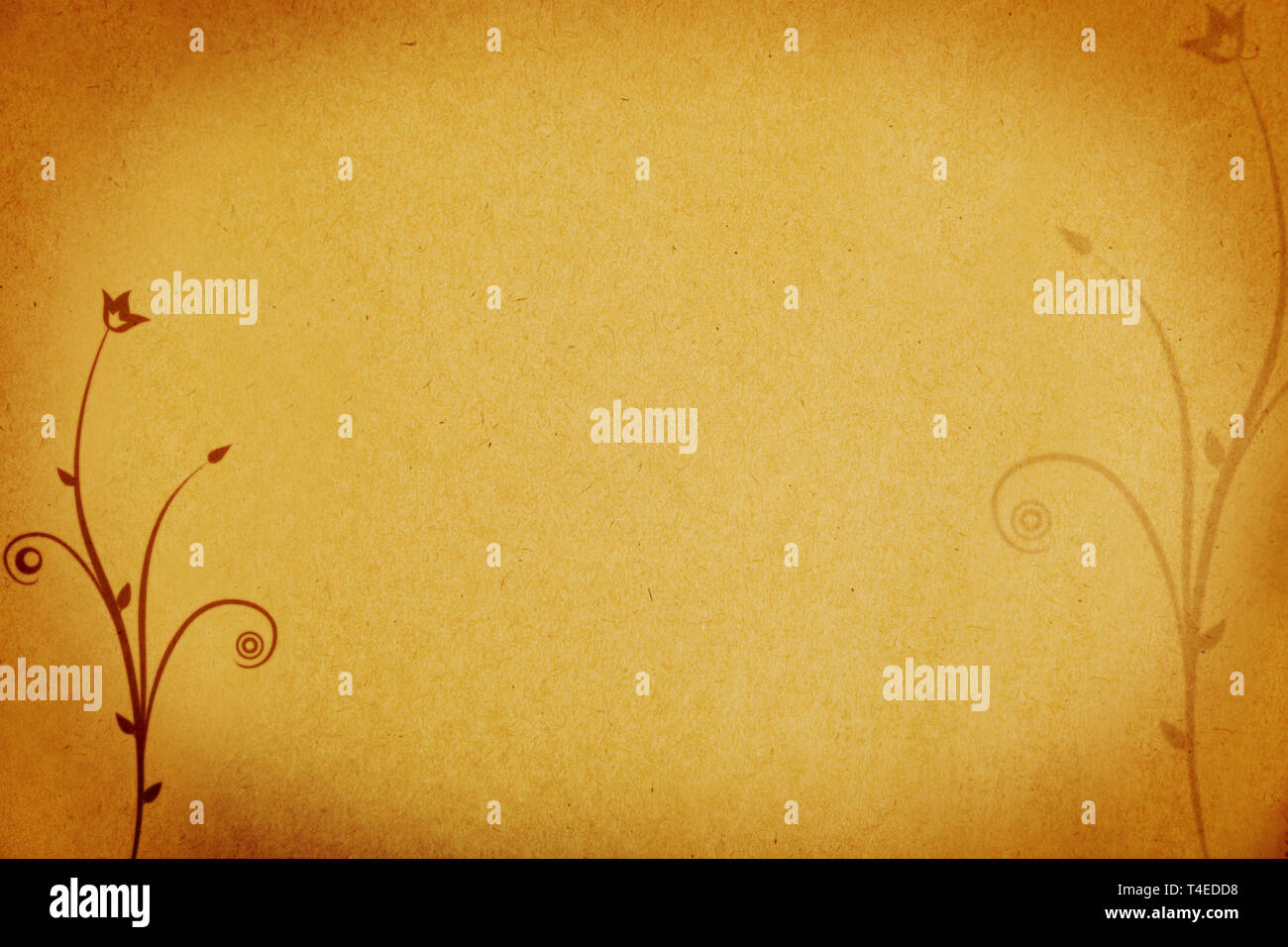 paper background with flower ornaments, space for messages Stock Photo ...