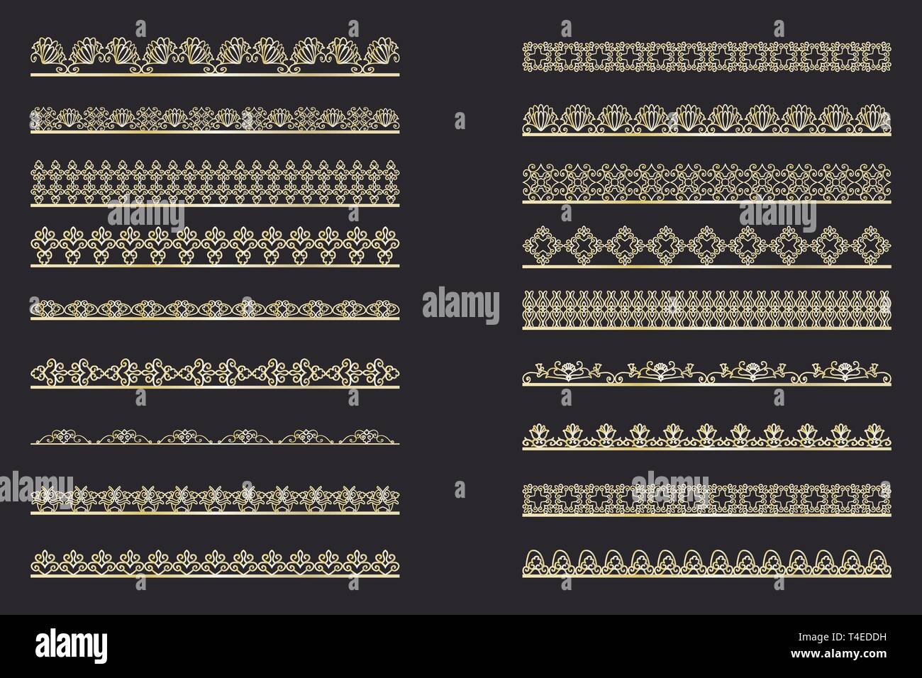 Elegant Lace Borders Frames laser cut Stock Vector Image & Art - Alamy