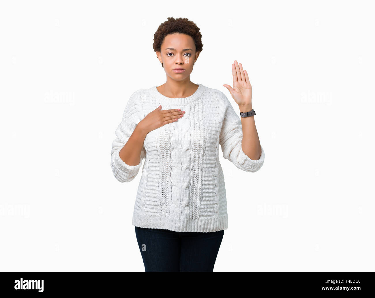 Woman swearing black and white hi-res stock photography and images - Alamy