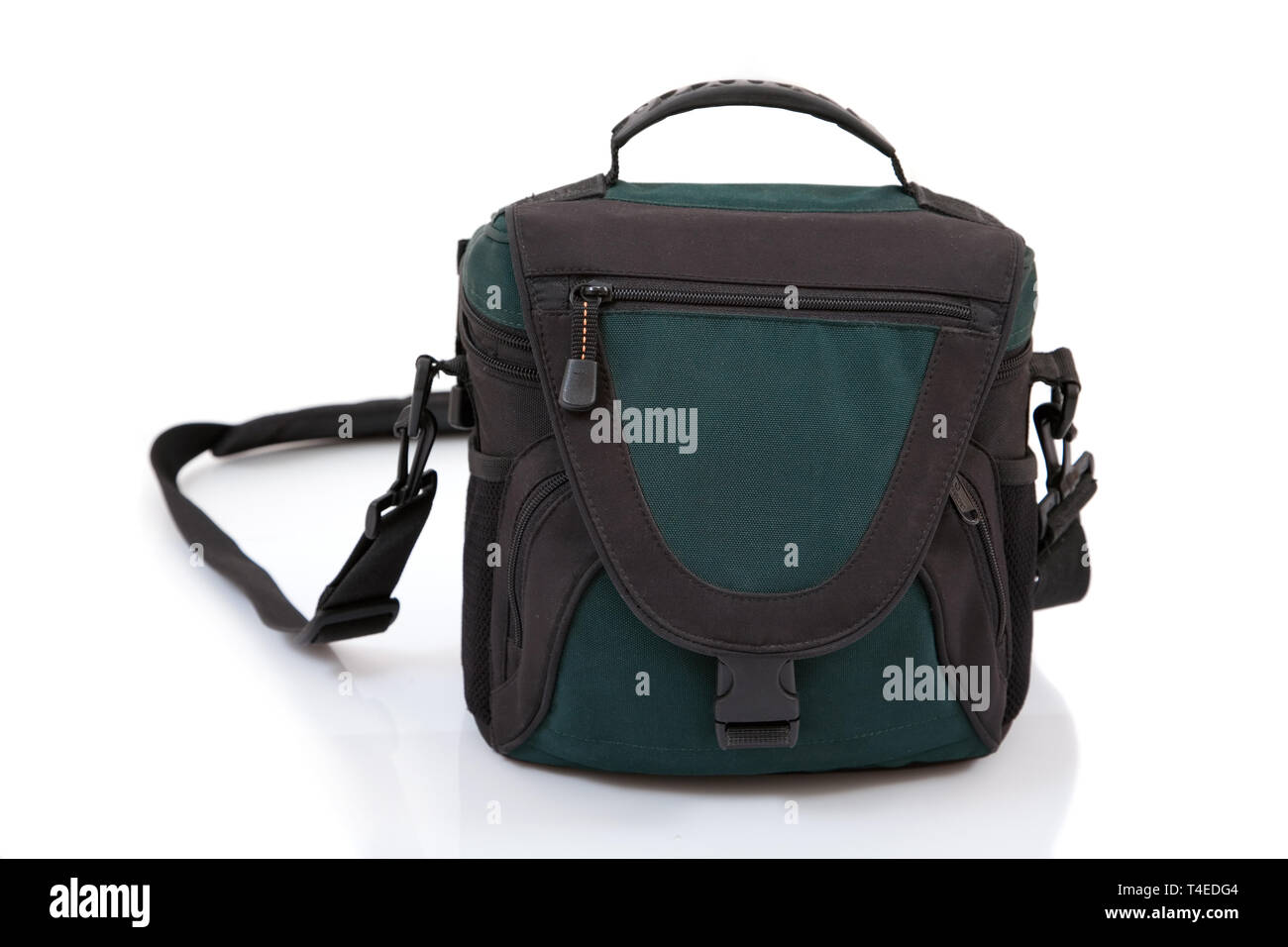 modern camera bag close up on white background Stock Photo - Alamy