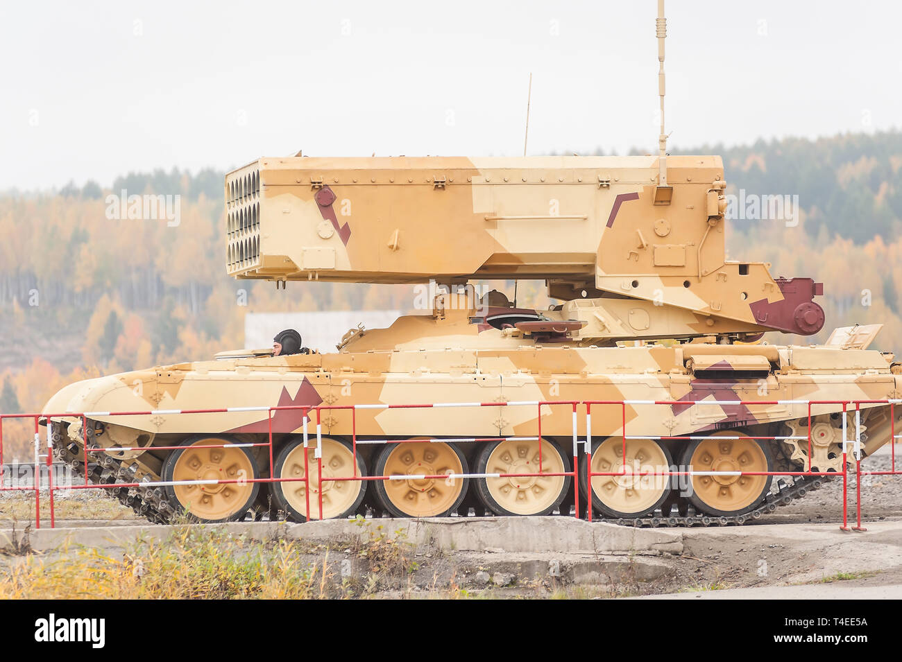 Nizhniy Tagil, Russia - September 27. 2013: The loading transport for ...