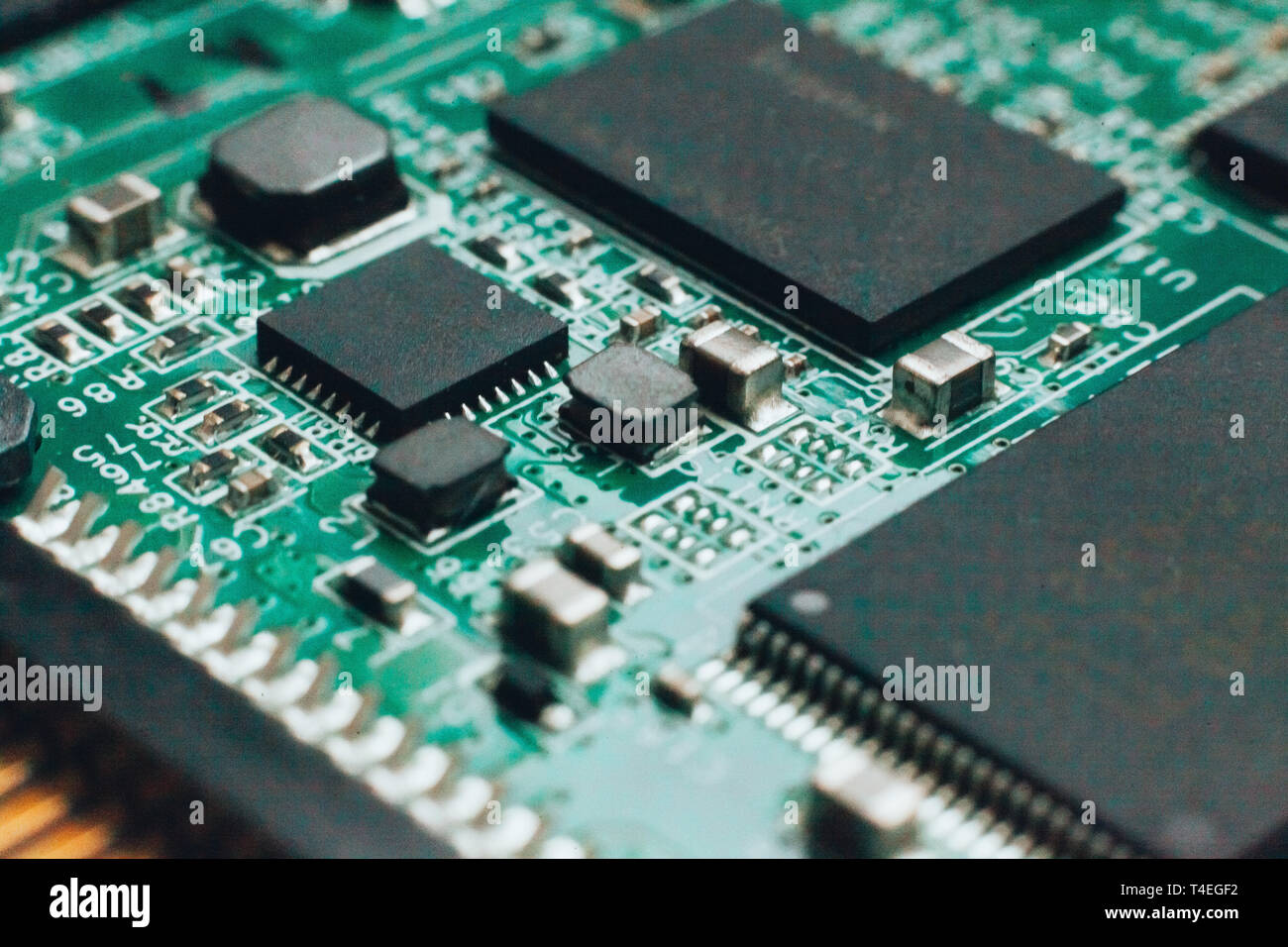 Circuit board repair. Electronic hardware modern technology ...