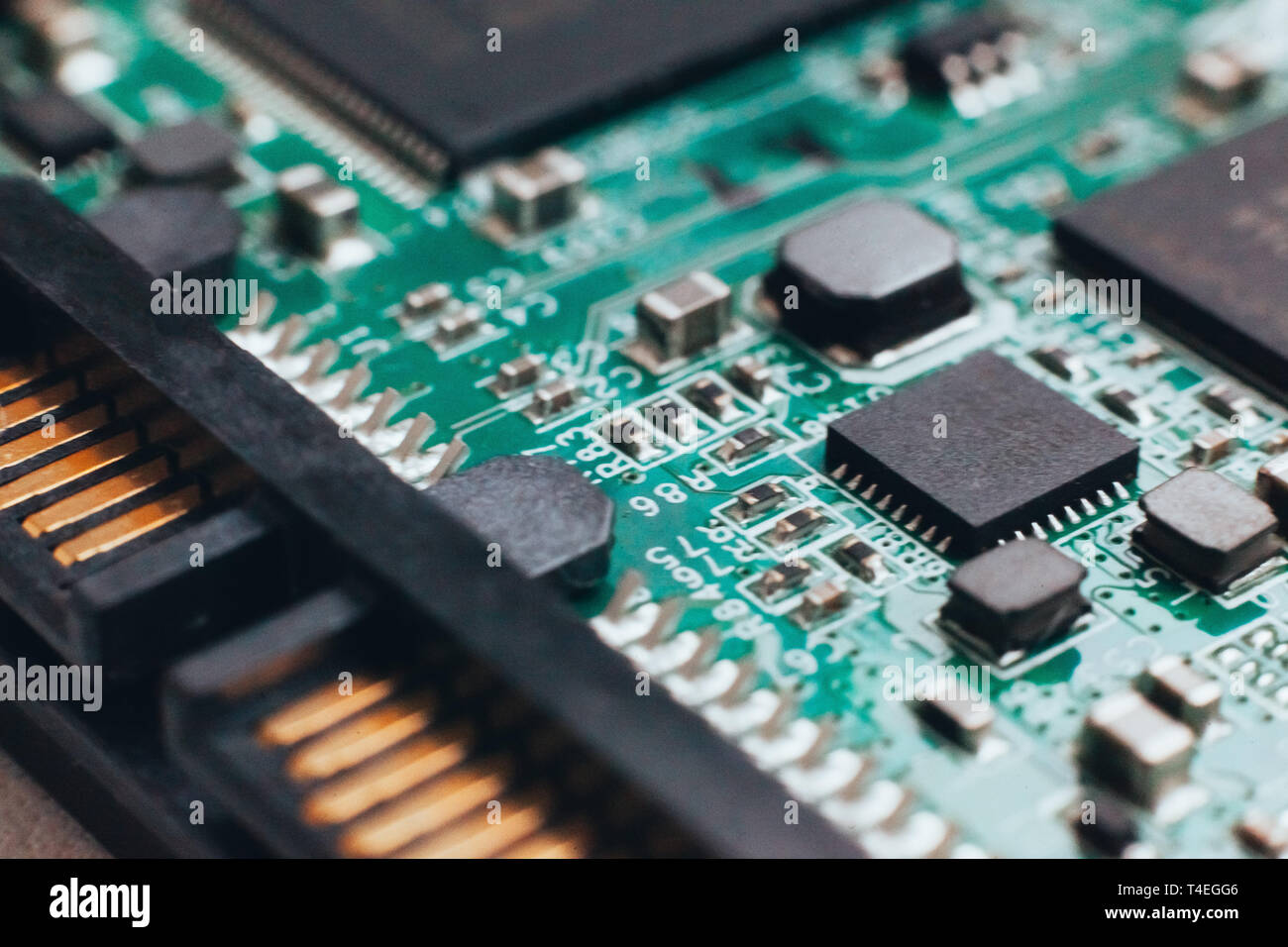 Circuit board repair. Electronic hardware modern technology ...