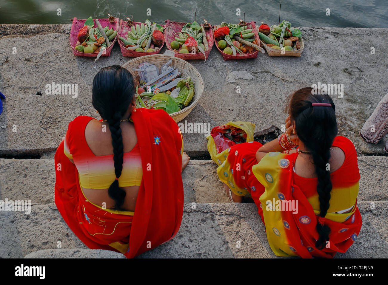 28-Oct-2006-Chhat pooja is dedicated to the Sun GOD and his sister at ...