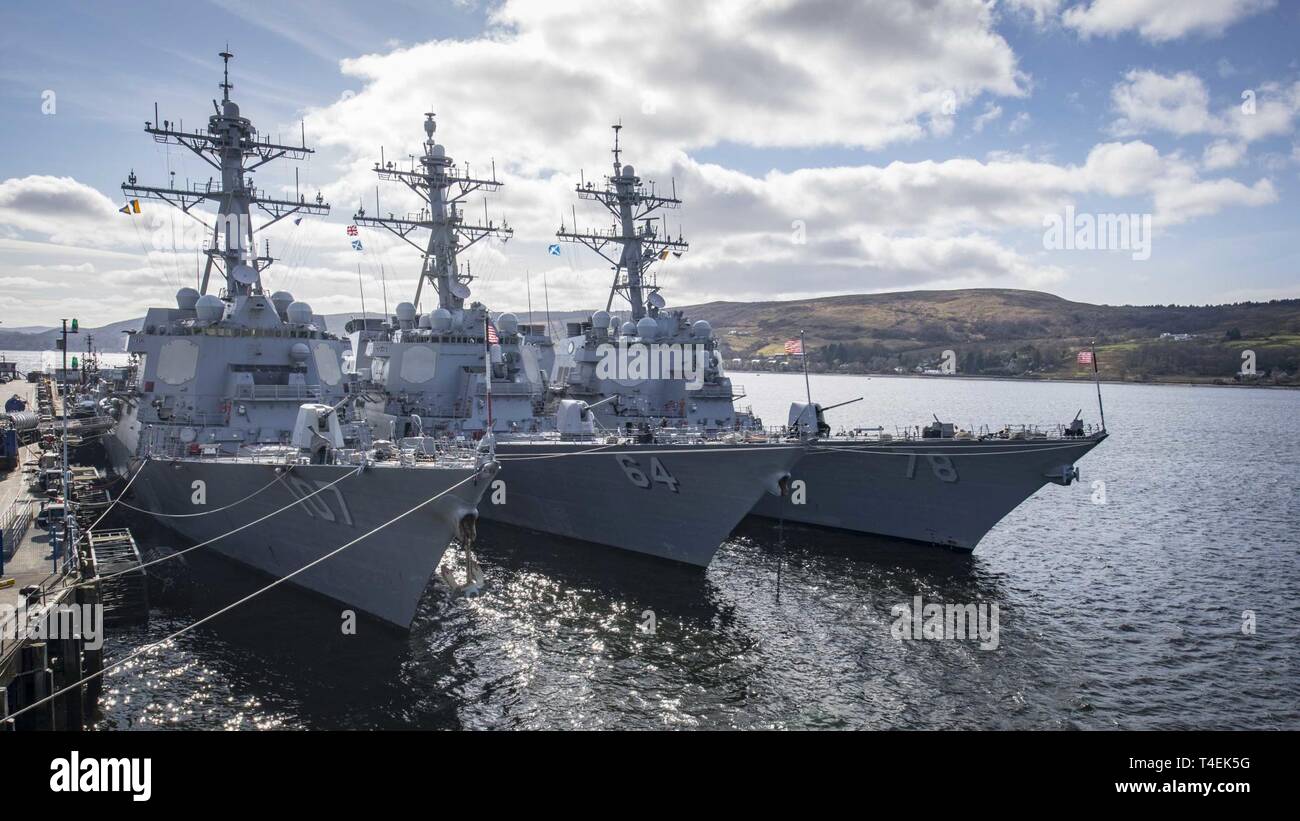 Scotland (March 30, 2019) - The Arleigh Burke-class guided-missile ...