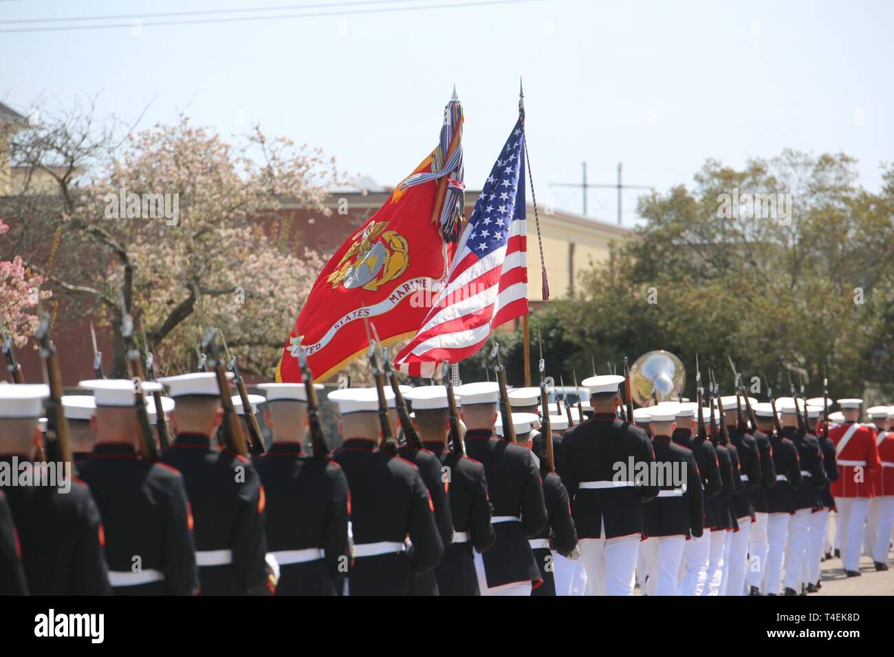 Marines with Marine Barracks Washington D.C., support a full honors ...