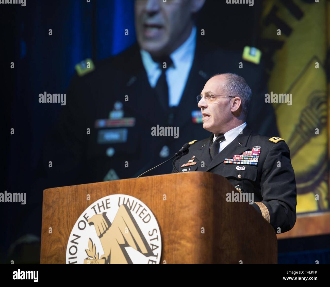 Gen. Gus Perna, commanding general of the Army Materiel Command, speaks ...