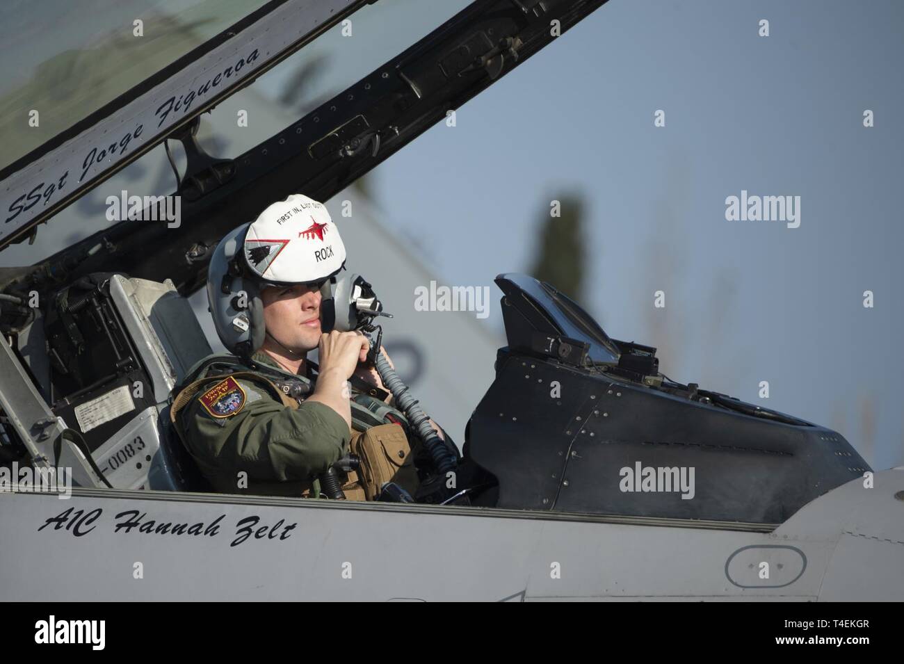 U.S. Air Force Capt. Wesley Reid, a 480th Expeditionary Fighter ...